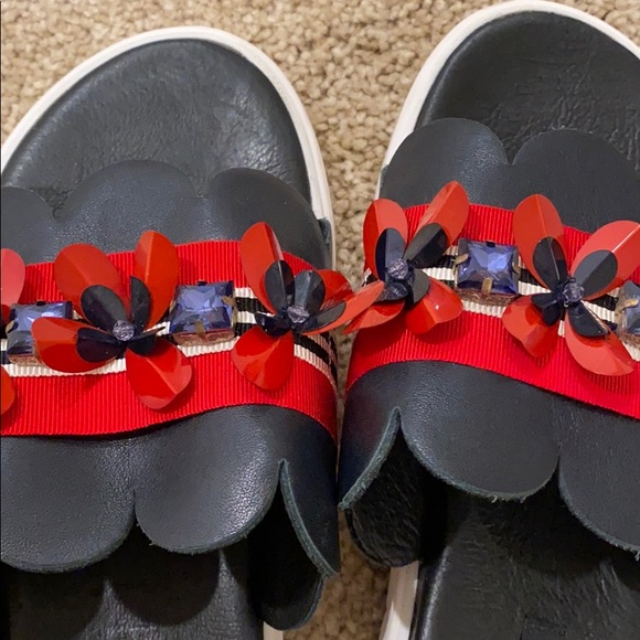 Mother of Pearl | Shoes | Mother Of Pearl Platform Slides | Poshmark